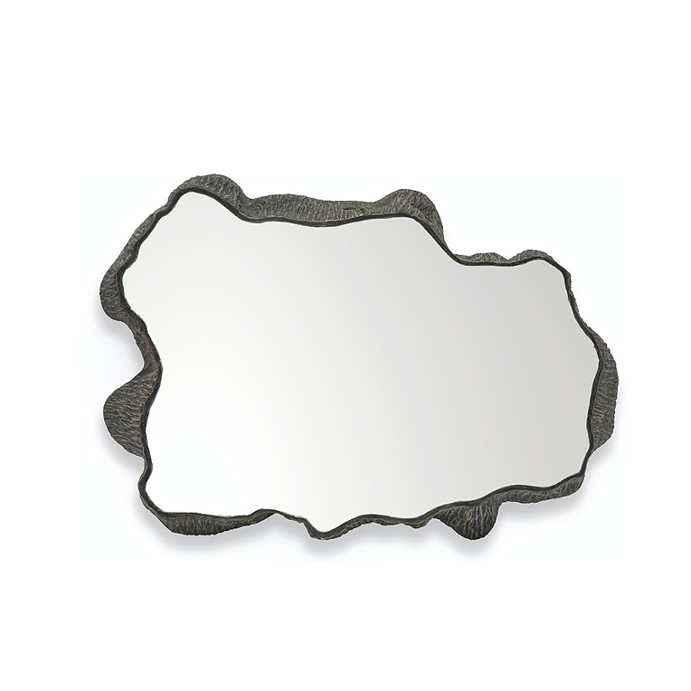 Caldera Mirror Large - Stonecast Tree Trunk Mold | Palecek