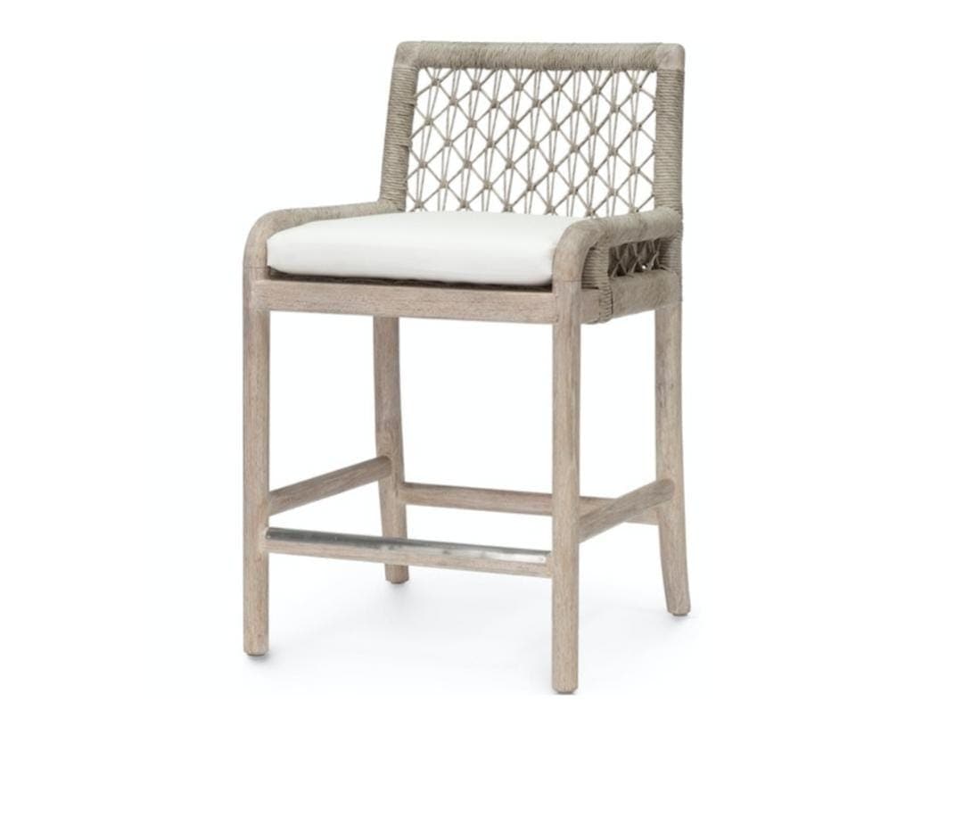 MONTECITO OUTDOOR 24" COUNTER STOOL – Marisol Gullo Interiors